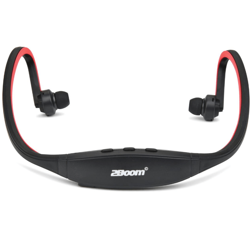 2BOOM HPBT260R Sports Blade Bluetooth Wireless Earbuds with Microphone ...